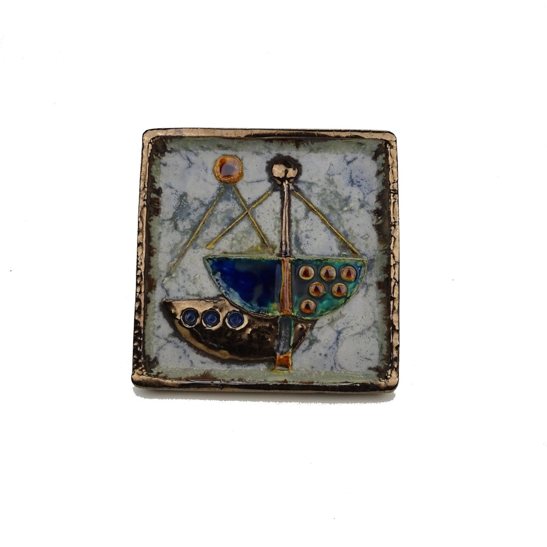 Rare Plat En Céramique De Helmut Schäffenacker / Décoration Murale ...