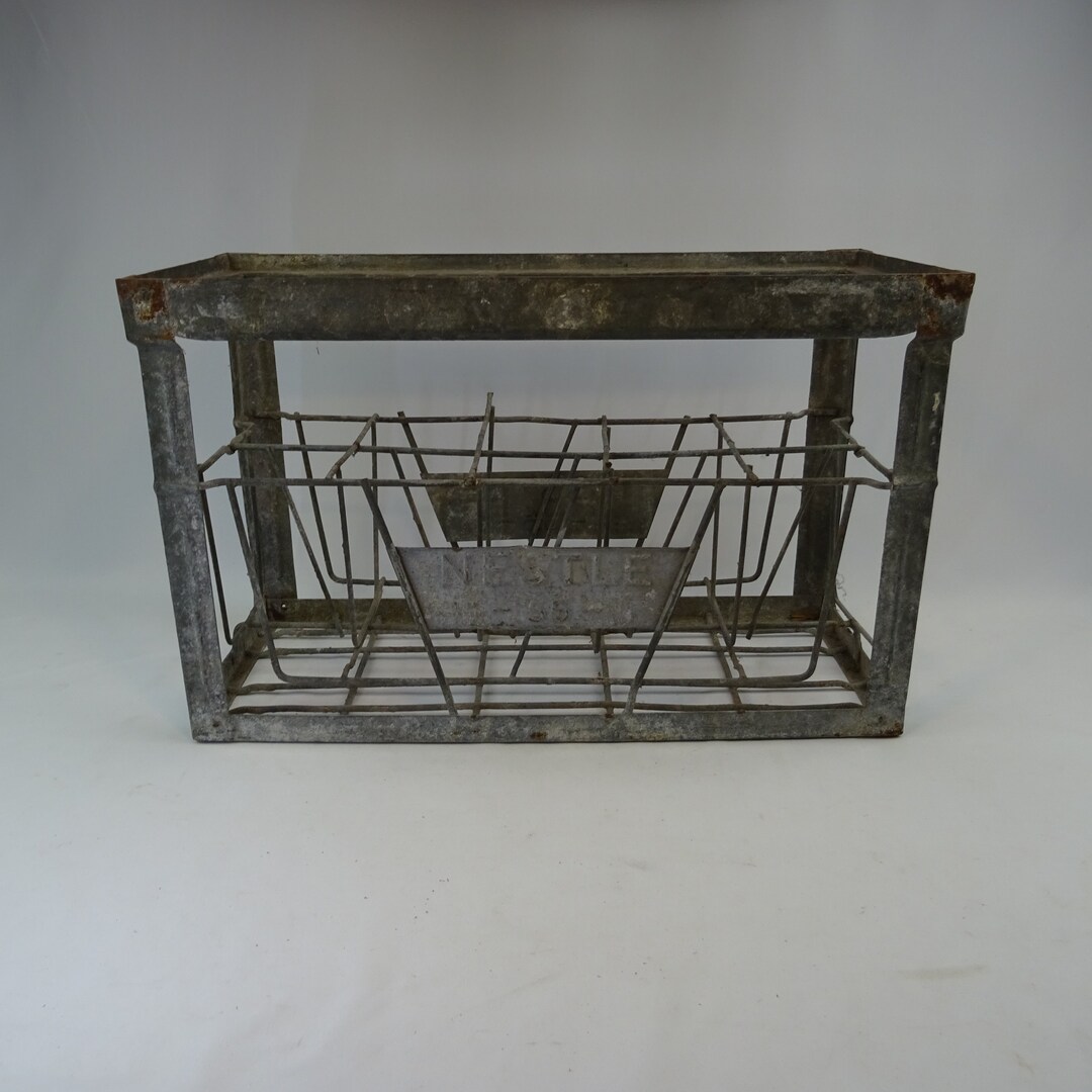 Old Nestlé Metal Locker / Vintage Milk Rack / Bar Decoration / - Etsy