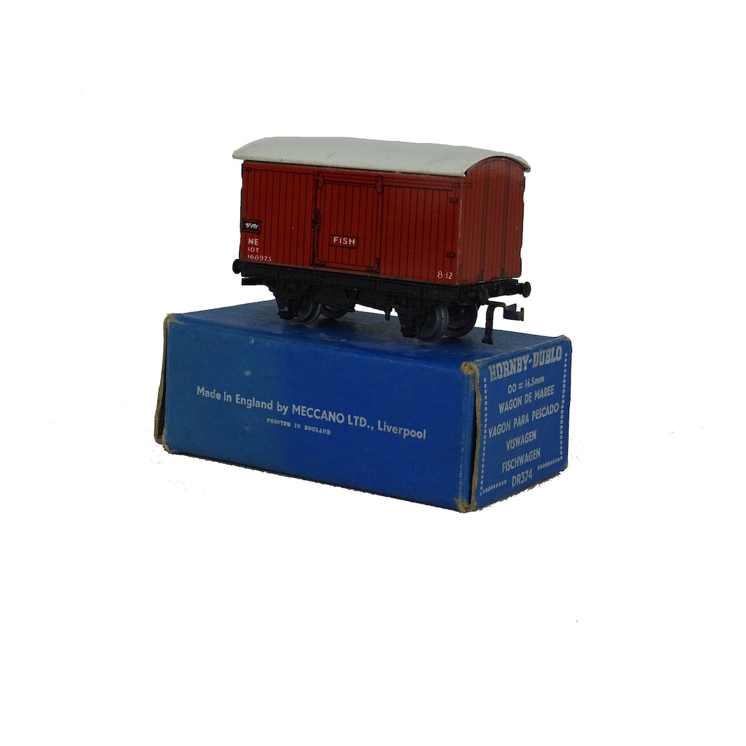 Hornby Dublo Meccano Tide Wagon / Reference DR374 / for Locomotive, Rails, OO Scale Train / Old ...