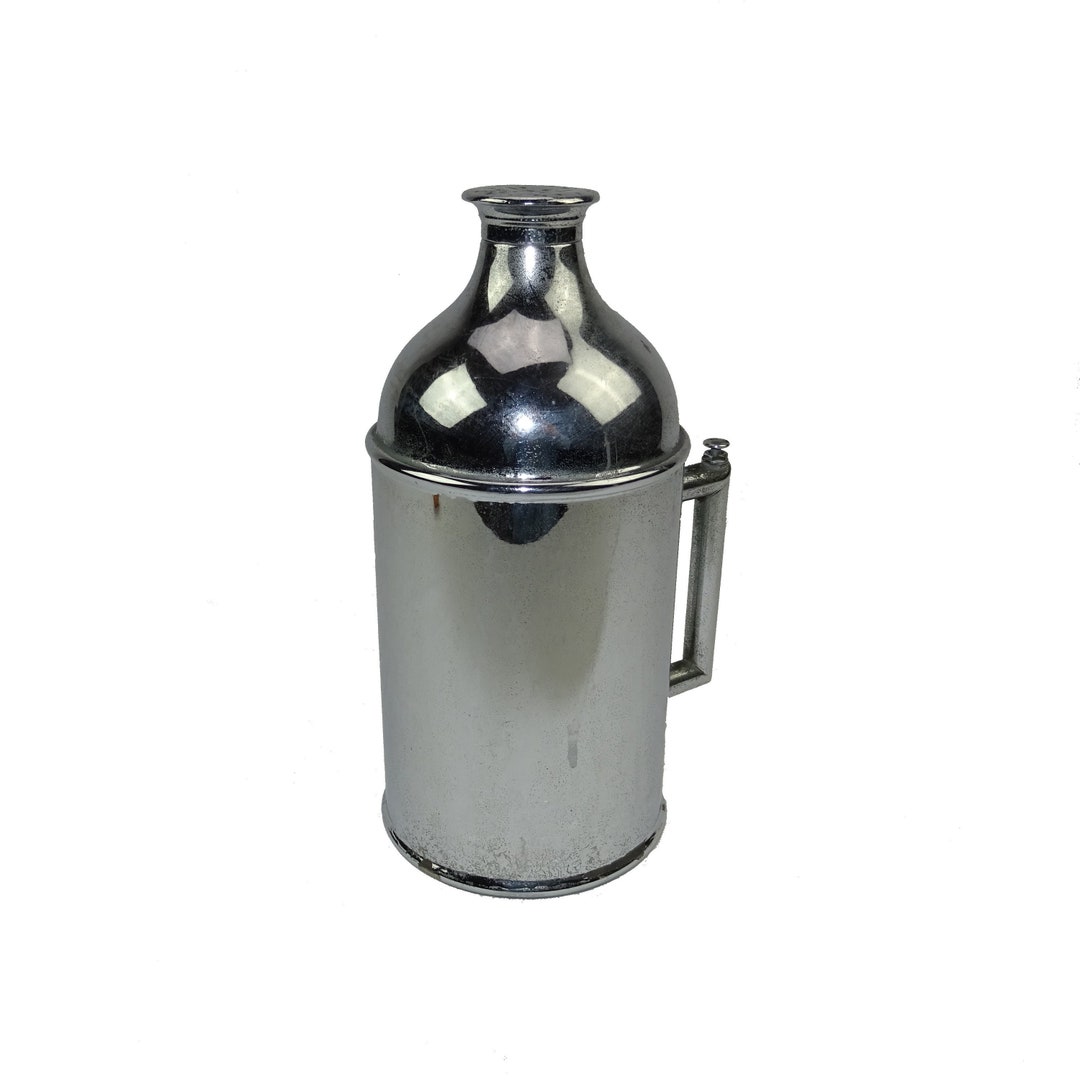 Barber and Hairdresser's Piston Powder Compact or Powder Dispenser ...