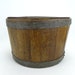 Grain Weighing Bushel / Wood and Metal Measure / French Folk Art ...