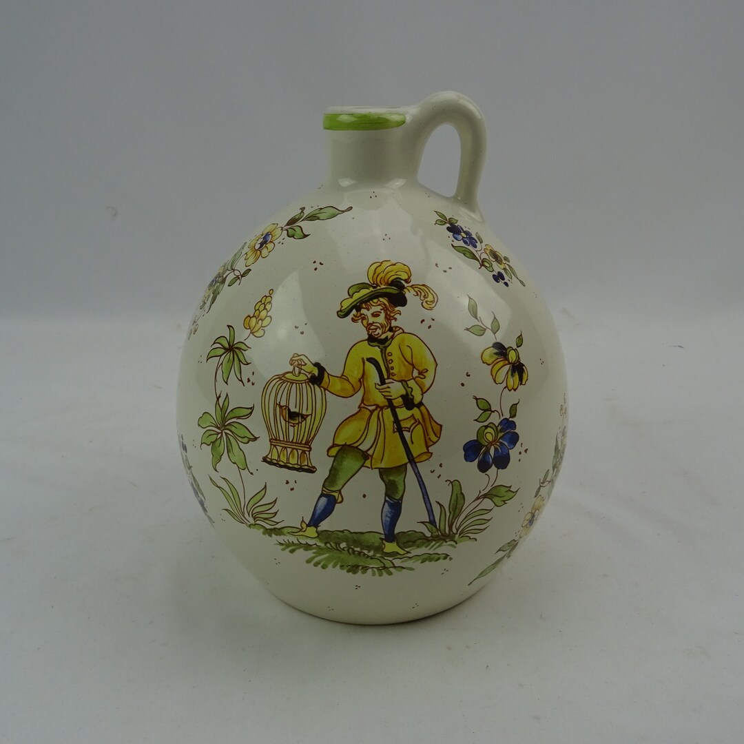 Pottery or Vase Like Moustiers / Ceramic Pitcher From Louviers ...