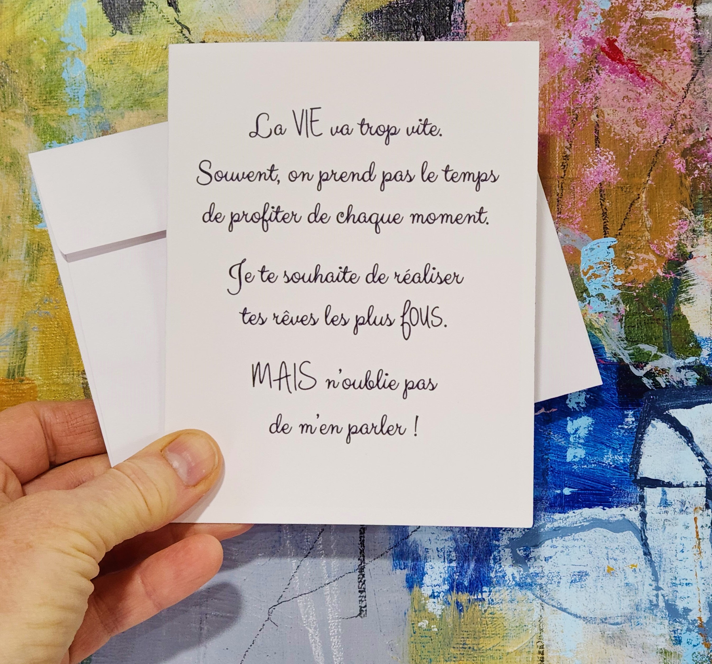 French Cards, Positive Cards, Carte De Fête, Birthday Card ...