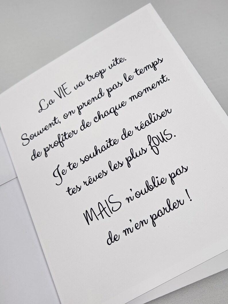 French Cards, Positive Cards, Carte De Fête, Birthday Card ...