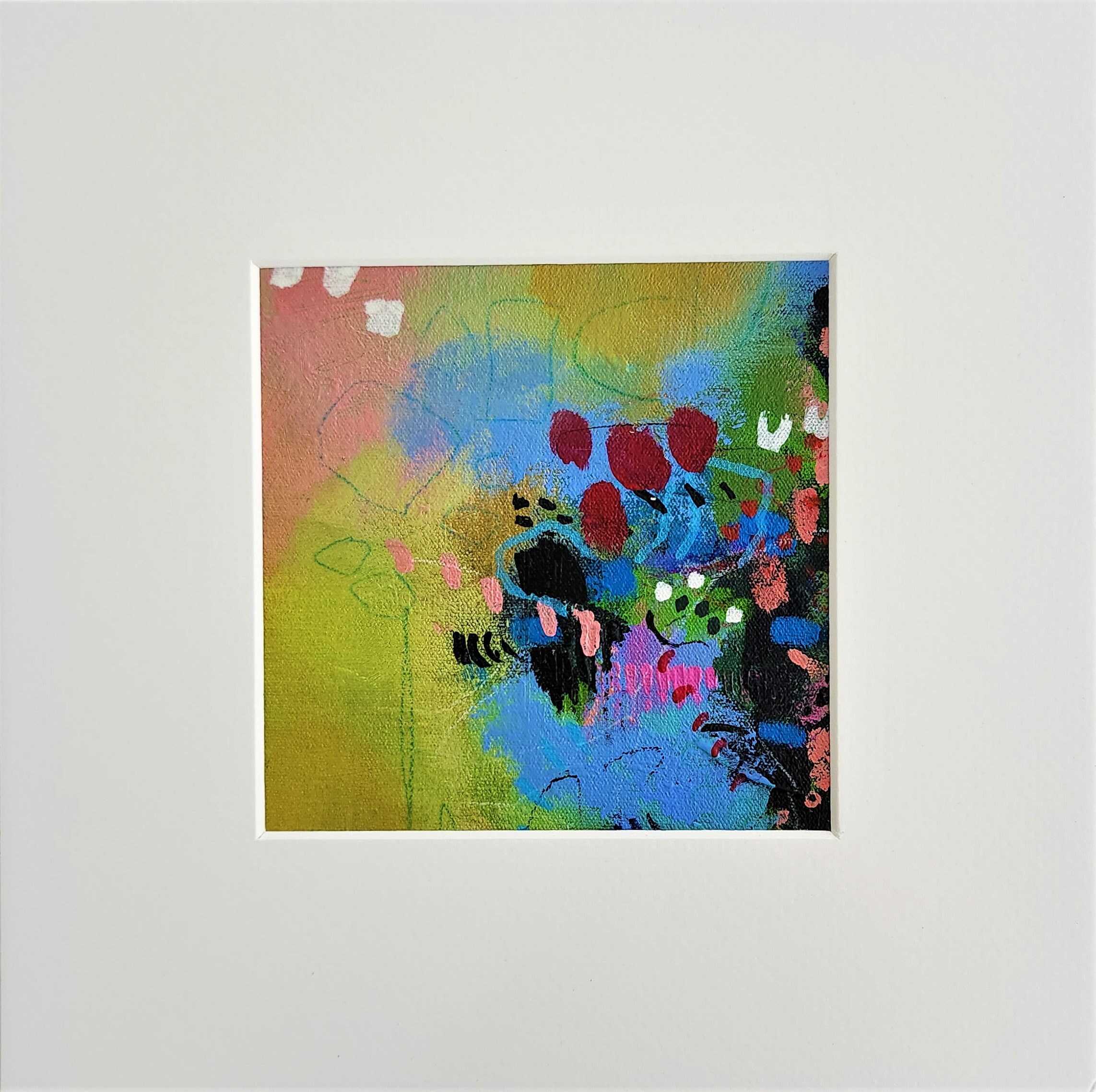 Colorful Abstract Art, Small Abstract Art, Original Abstract, Colorful ...