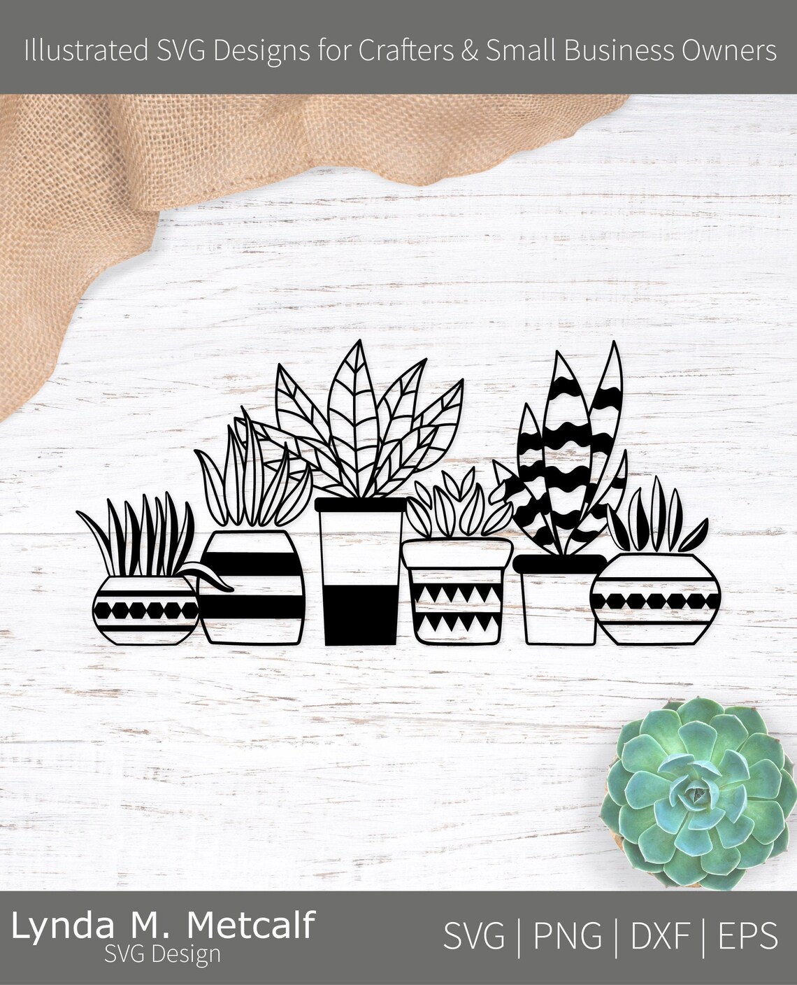 Plants SVG File for Cricut Houseplants Svg Potted Plants | Etsy