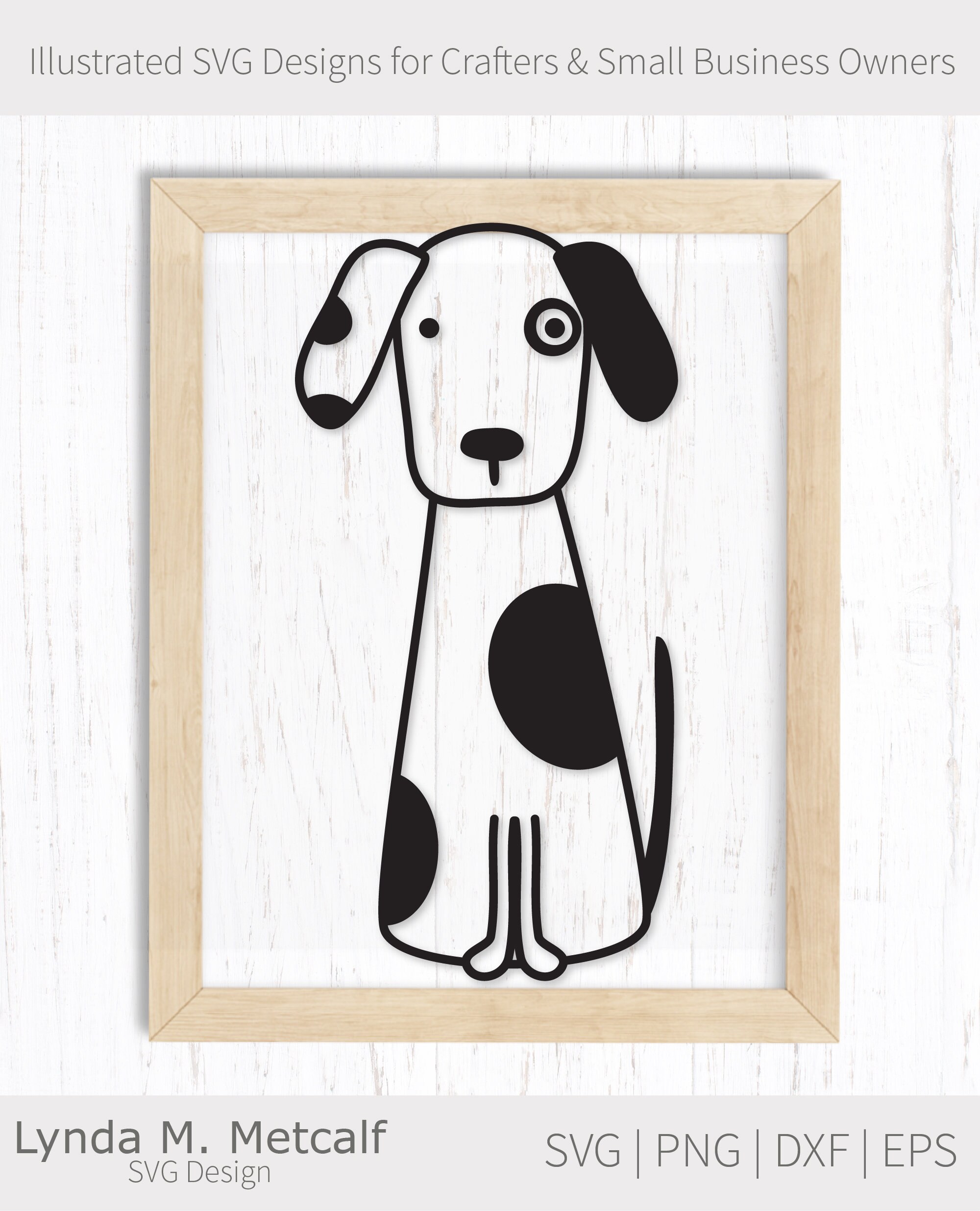 Dog Svg Spotted Dog Svg Dalmatian Doodle Mutt Dog Svg Cute | Etsy