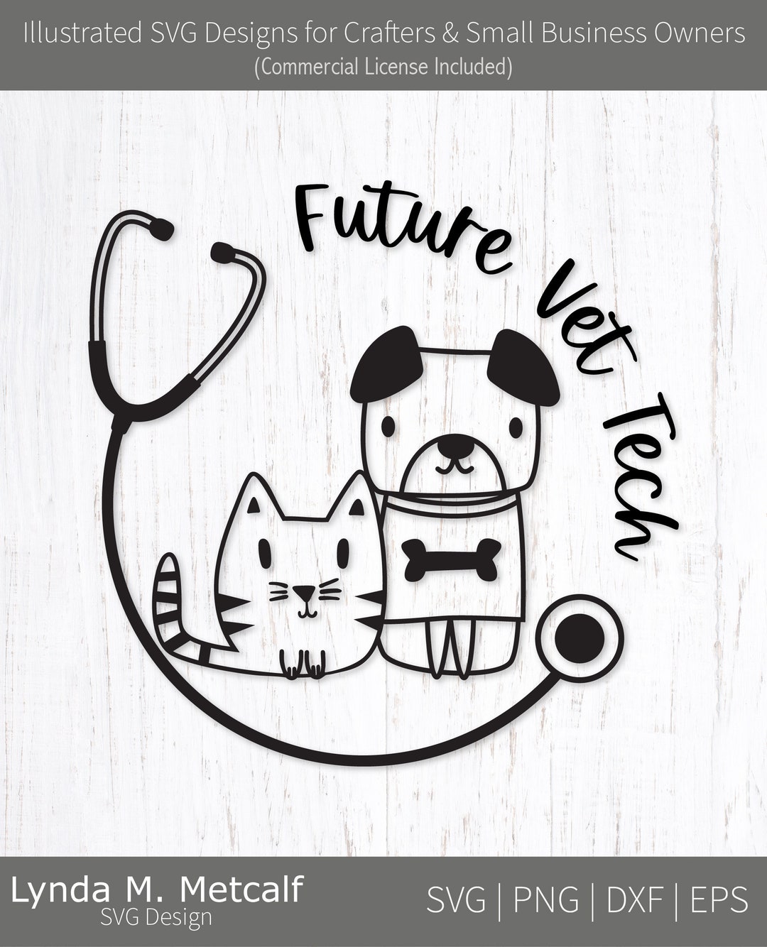 Future Vet Tech Cat and Dog Svg. Vet School Png Clipart. Pet Veterinary ...