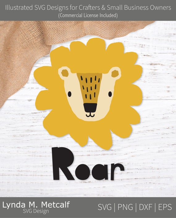 Cute Lion Roar SVG File for Cricut. Lion Head Svg. Baby Lion - Etsy