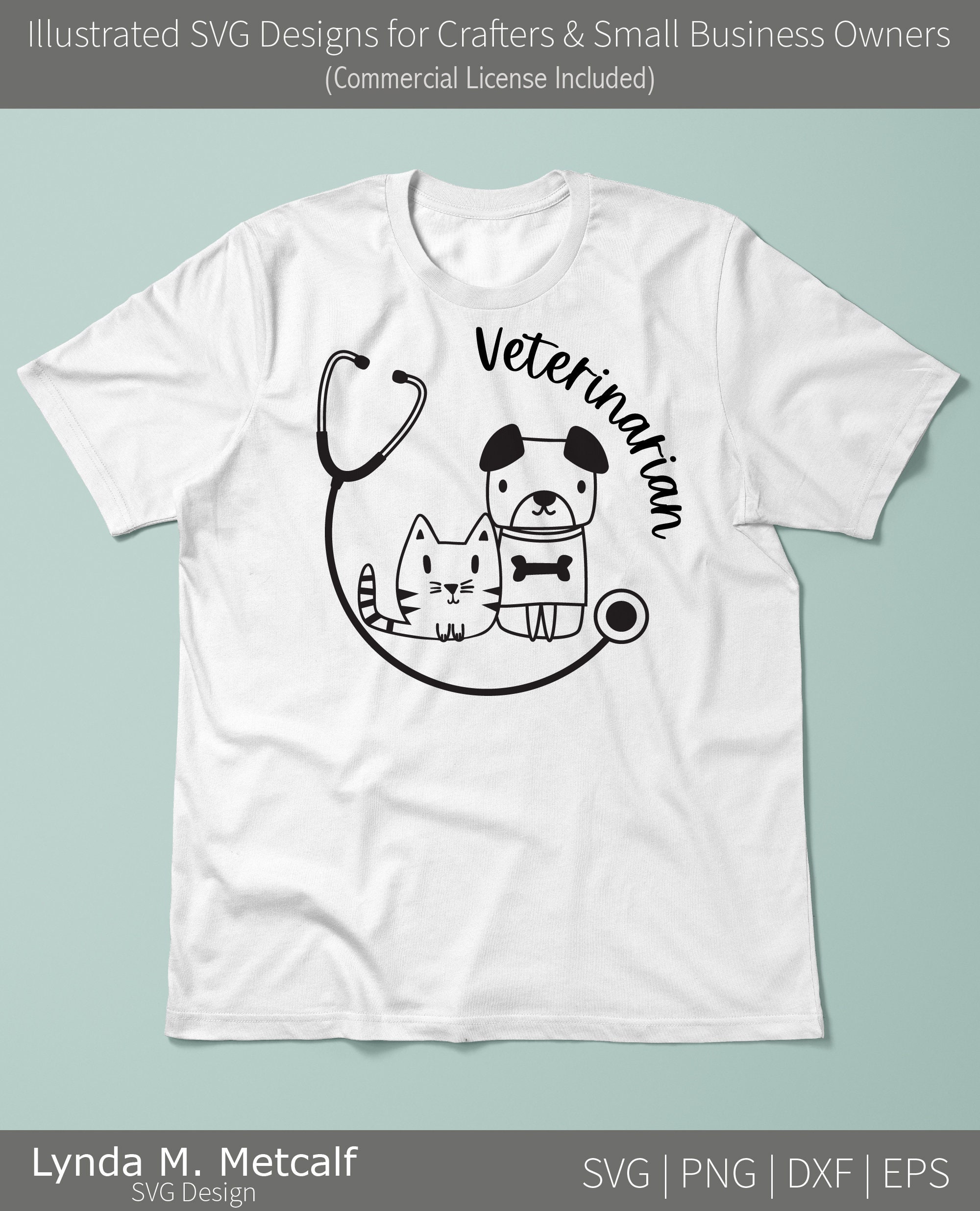 Veterinarian Svg. Dog and Cat Svg Cut File. Vet Png Clipart. Pet ...