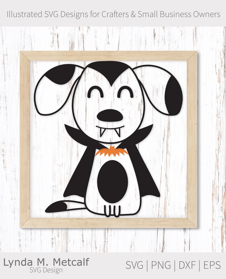 Vampire Svg. Halloween Dog Svg. Cute Vampire Dog Svg. - Etsy