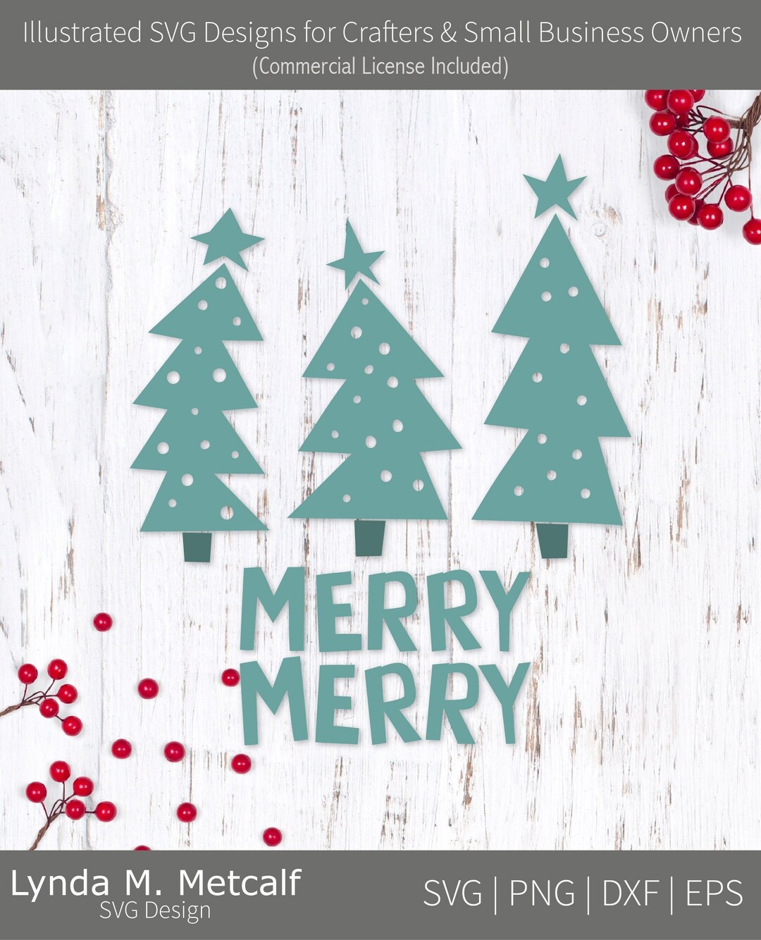 Christmas Tree SVG, Holiday Trees Svg, Merry Christmas Tree Cut File ...