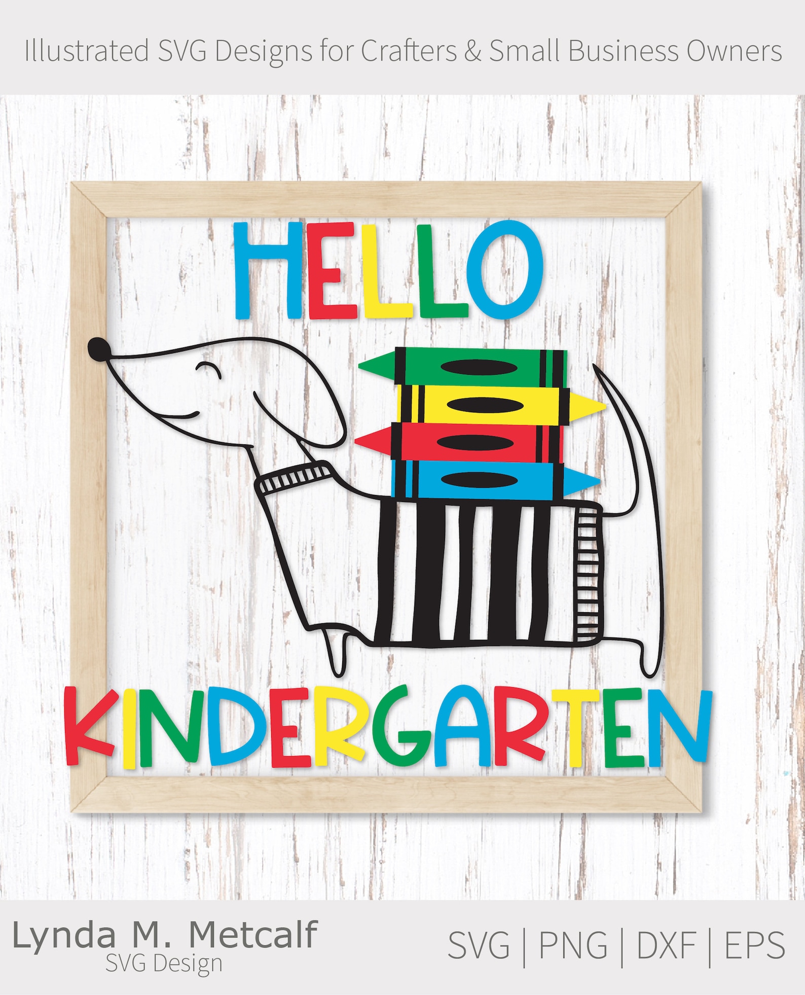 Hello Kindergarten Svg. Back to School Svg. Dog Svg. Dachshund - Etsy