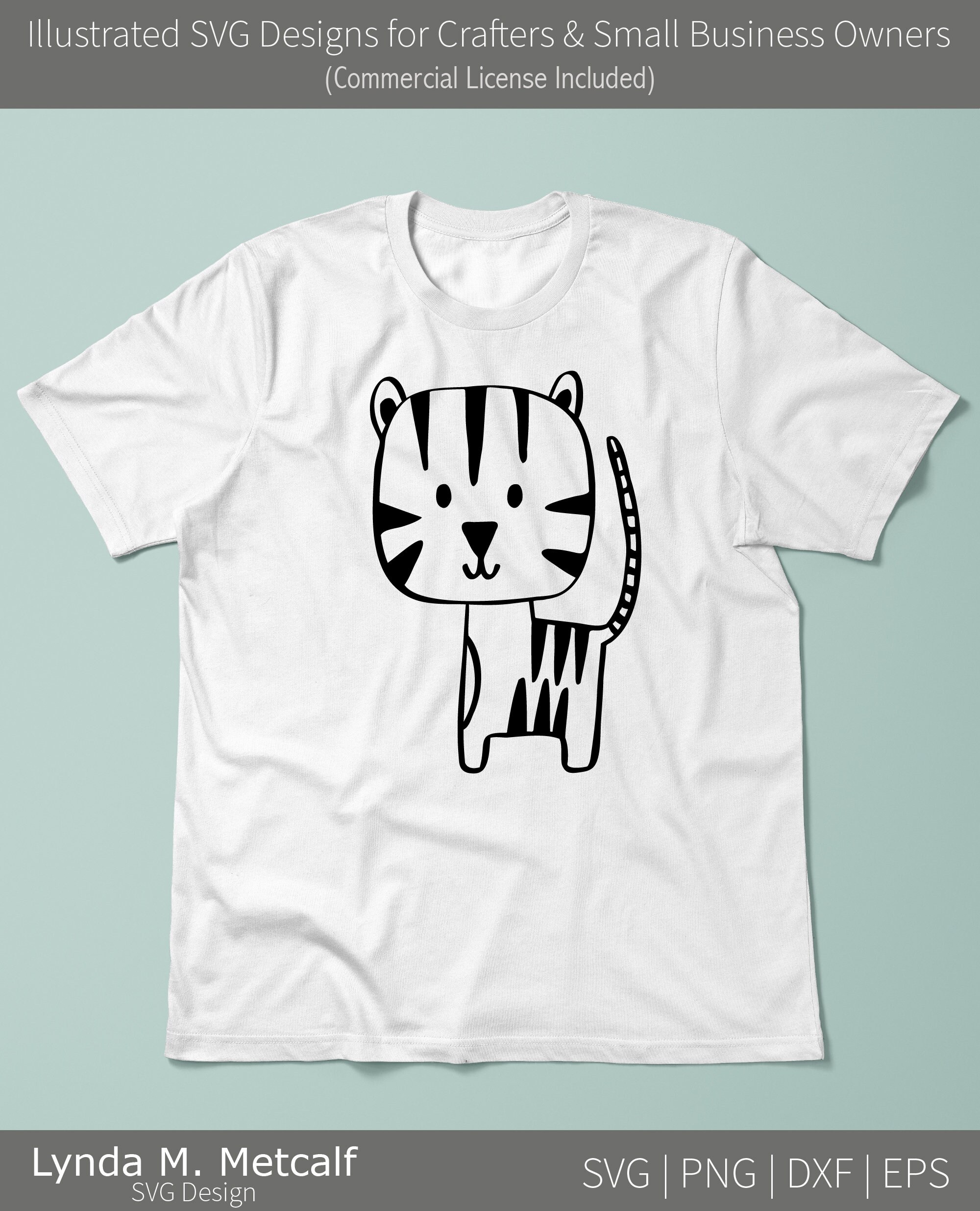 Tiger Svg. Cute Tiger Svg. Tiger Svg Cut File for Cricut. Tiger Svg ...