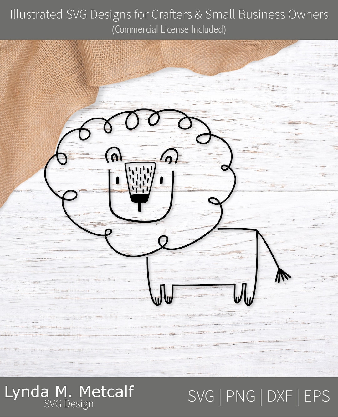 Lion Svg. Cute Lion Svg for Cricut. Safari Lion Png. Baby Lion Doodle ...