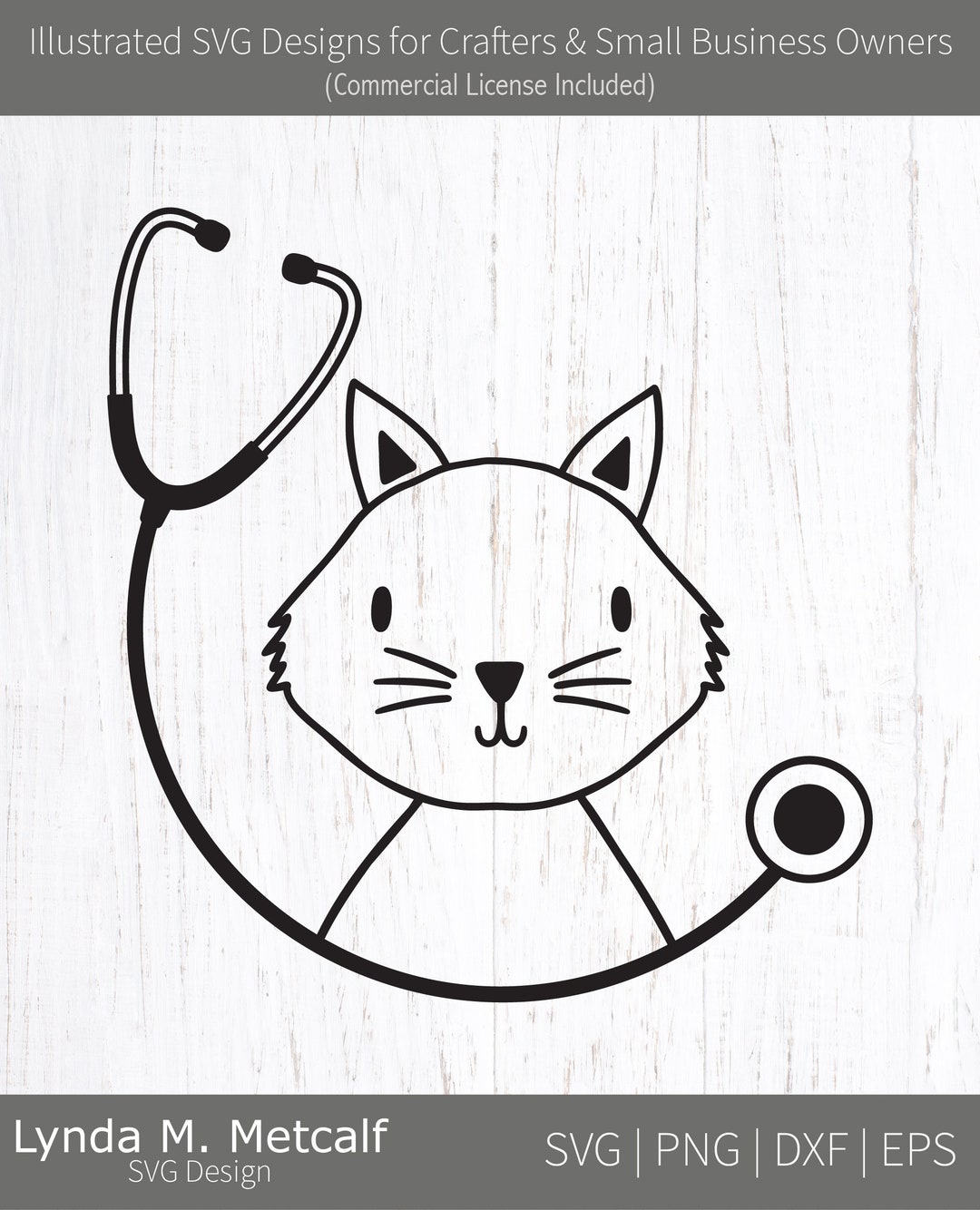 Cat Veterinarian Svg Cut File. Vet Logo Png Clipart. Pet Veterinarian ...