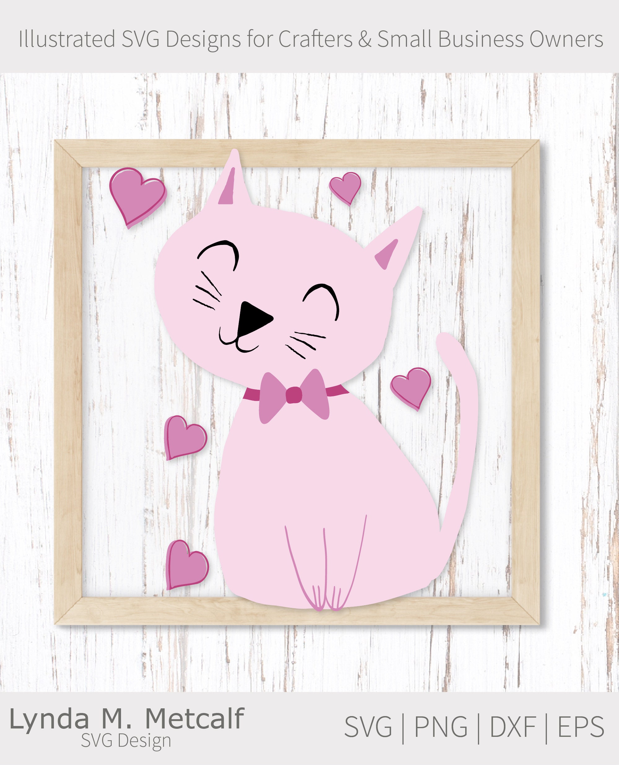 Cat Valentine SVG Valentine Svg Valentine Svg for Kids Cat - Etsy