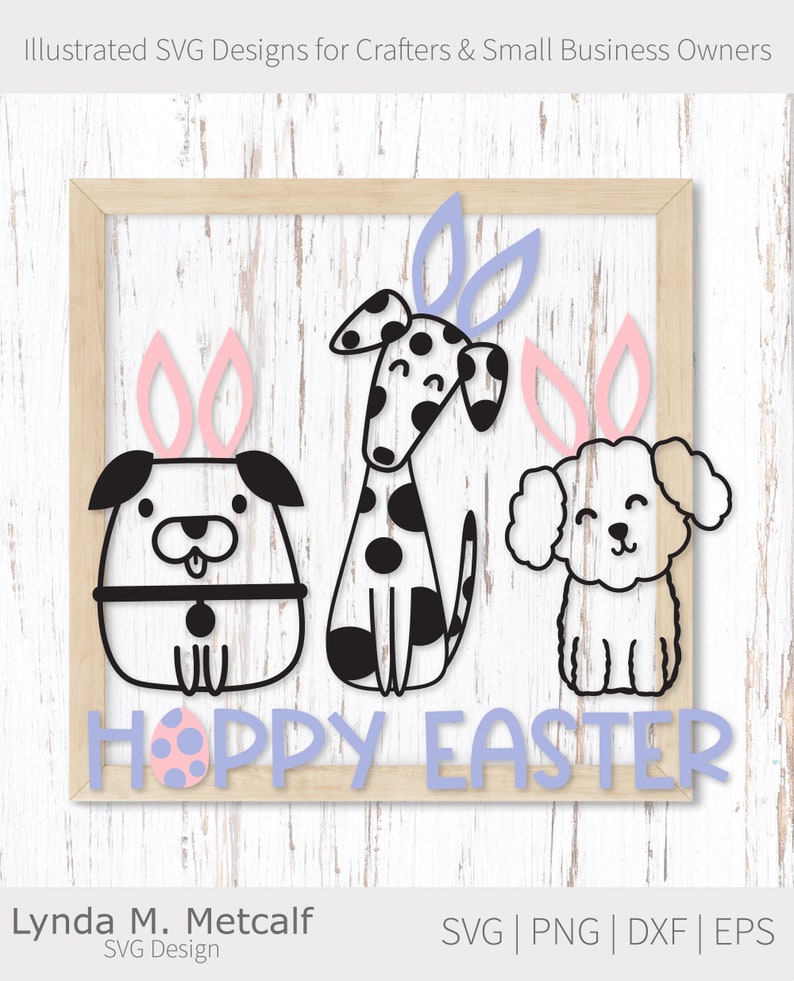 Hoppy Easter Dogs Svg. Bunny Puppies Png Clipart. Rabbit Ears - Etsy