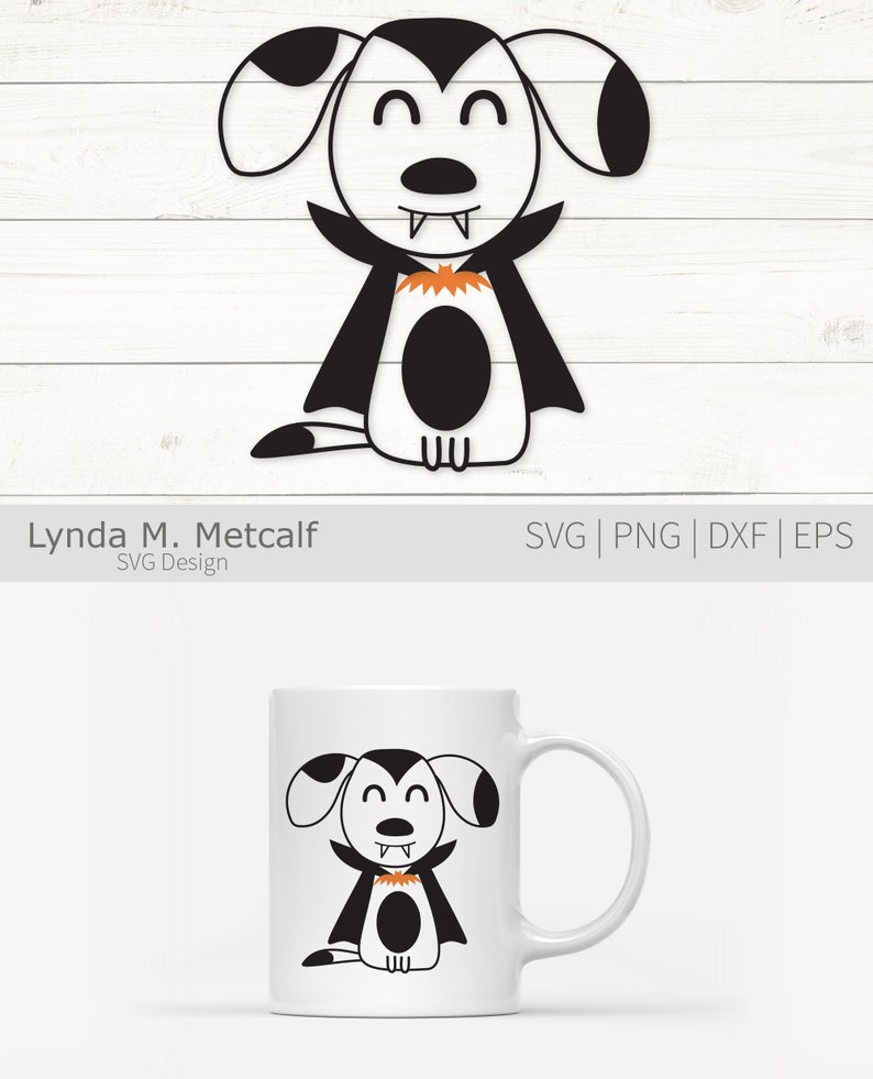 Vampire Svg. Halloween Dog Svg. Cute Vampire Dog Svg. - Etsy