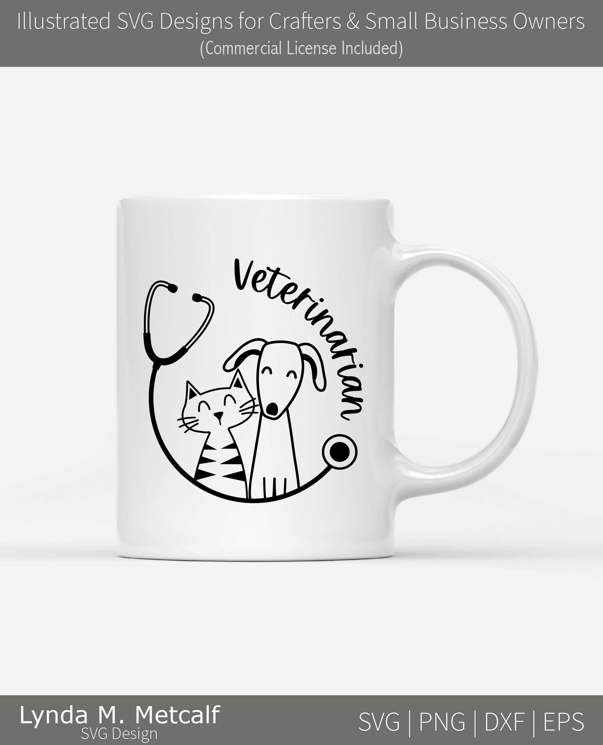 Veterinarian Svg. Dog and Cat Svg Cut File. Vet Png Clipart. Pet ...