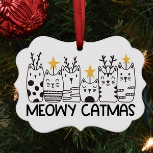 Meowy Catmas Svg. Meowy Christmas Png. Merry Catmas Dxf. Merry ...