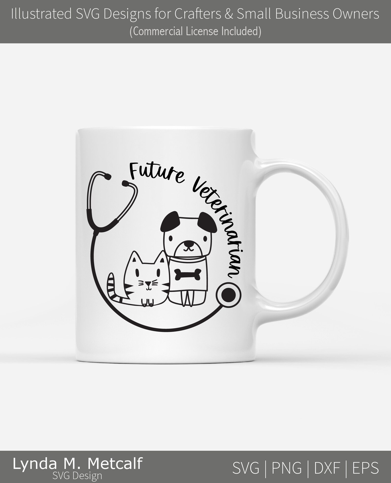 Future Veterinarian Svg. Cat and Dog Svg Cut File. Vet School Png ...