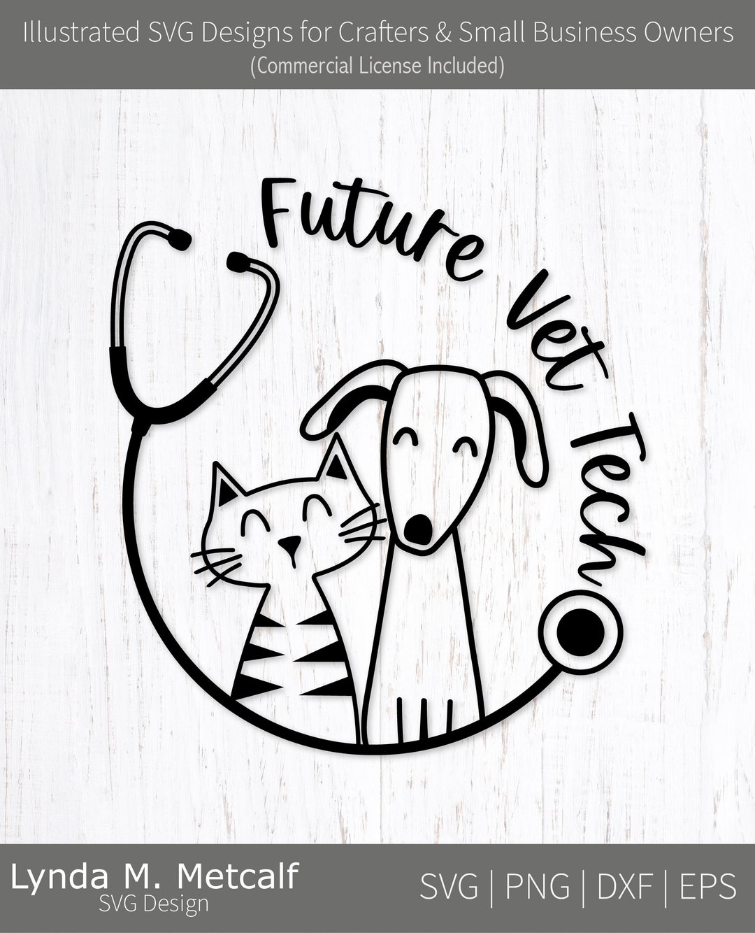 Future Vet Tech Dog and Cat Svg. Vet School Png Clipart. Pet Veterinary ...