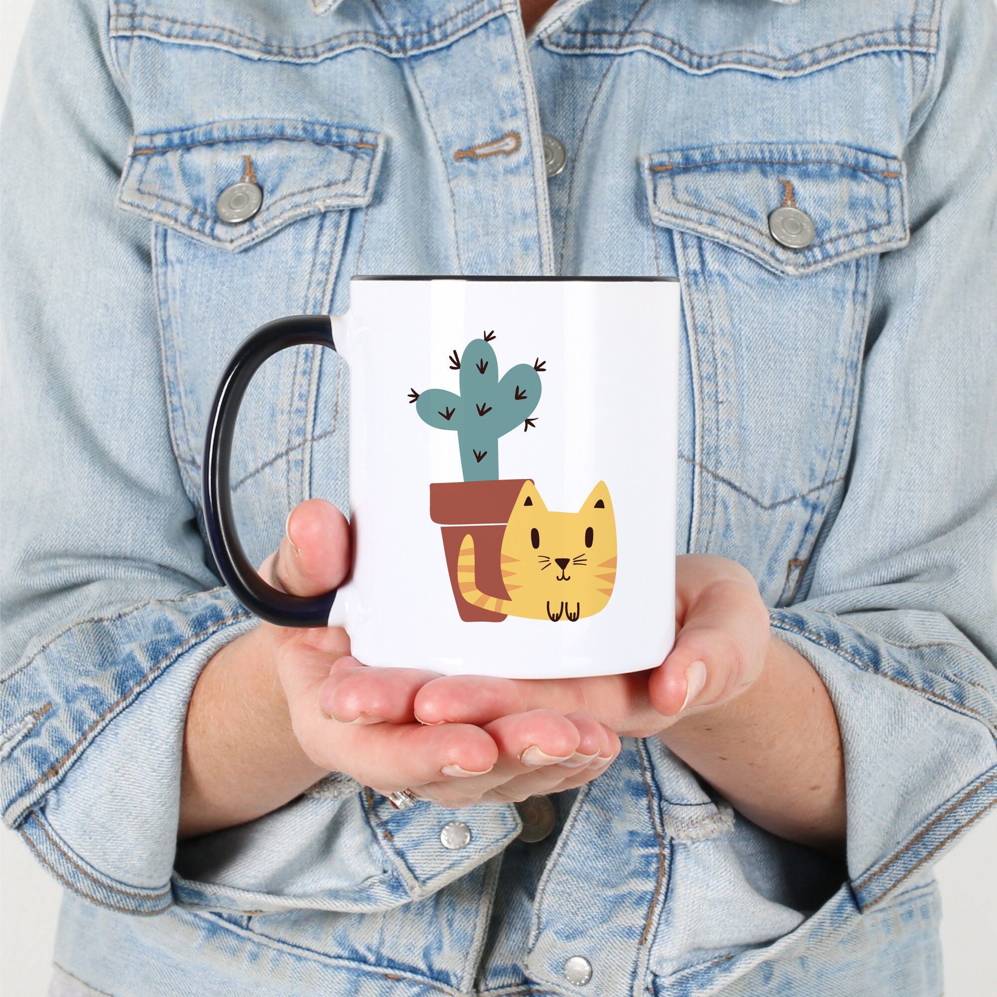 Cactus and Kitty SVG Cat Svg Cactus Svg Kitty Svg Cacti - Etsy