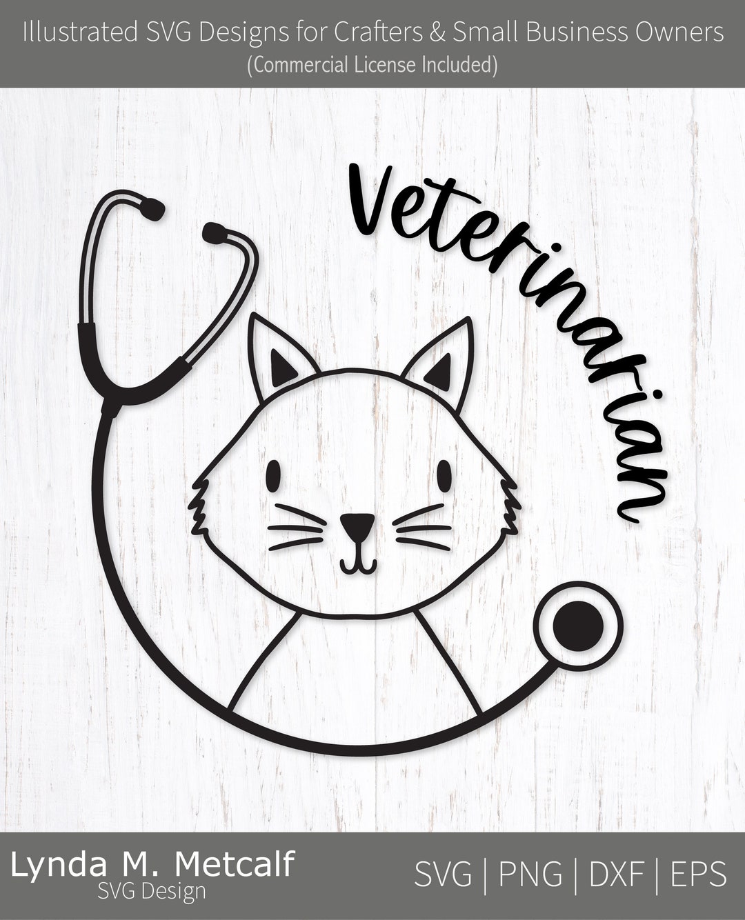 Cat Vet Svg Cut File. Veterinarian Svg. Vet Png Clipart. Pet ...