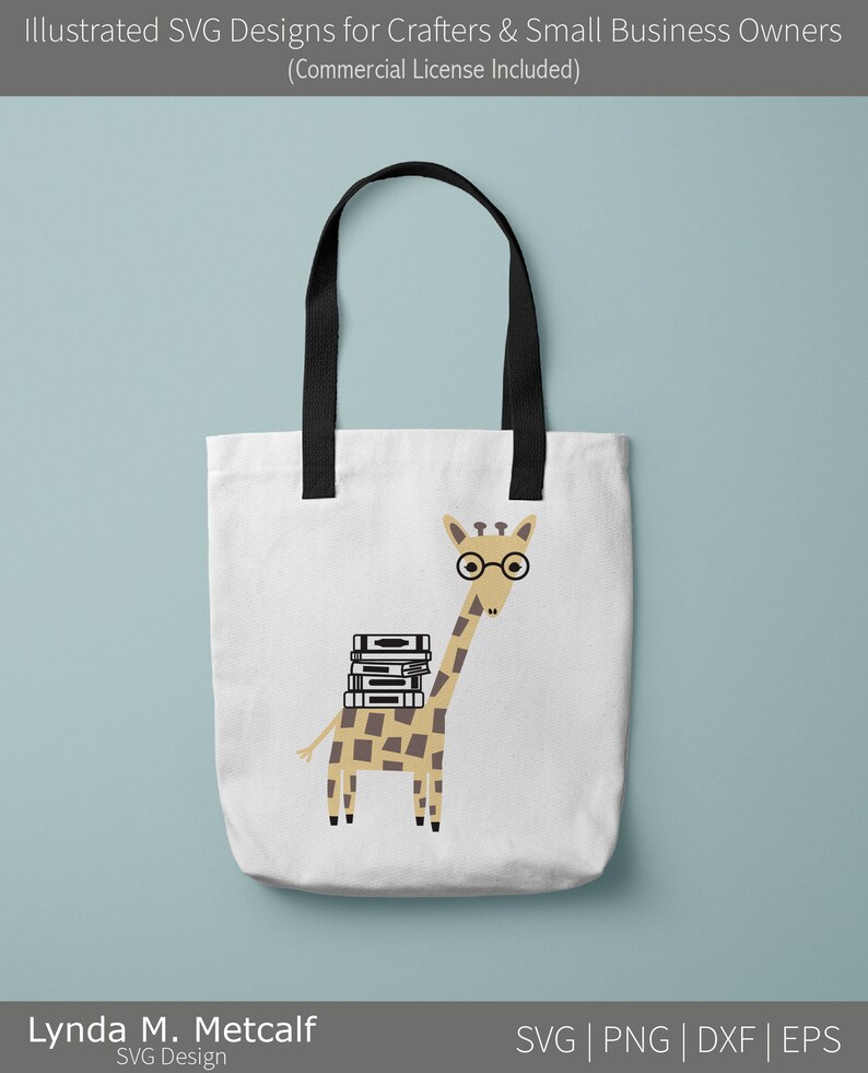 Back to School Svg. Giraffe SVG Cut File. Reading Giraffe Svg. - Etsy