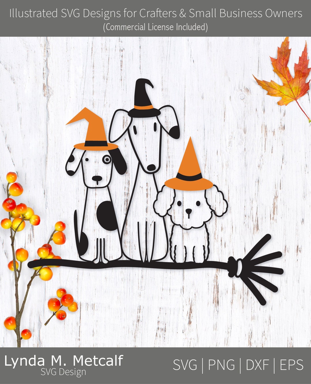 Halloween Dogs Svg. Dog Witch Svg. Simple Halloween Vinyl Design ...