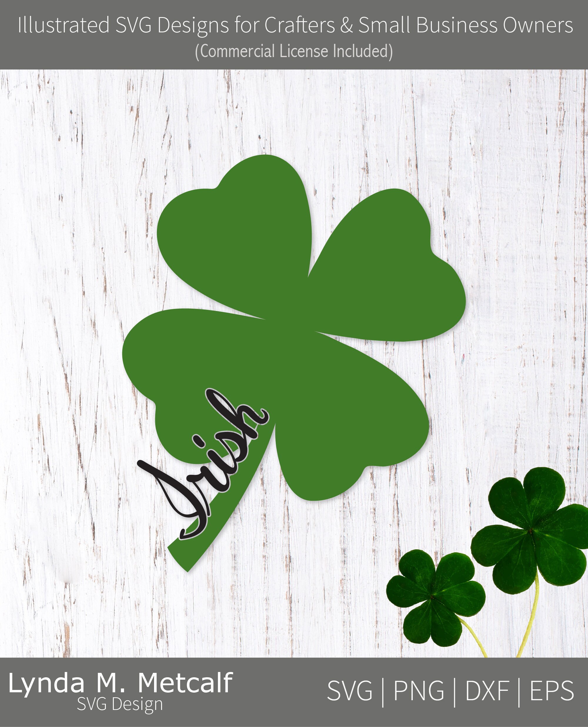 Irish Shamrock SVG. Four Leaf Clover Svg. St. Patrick's | Etsy