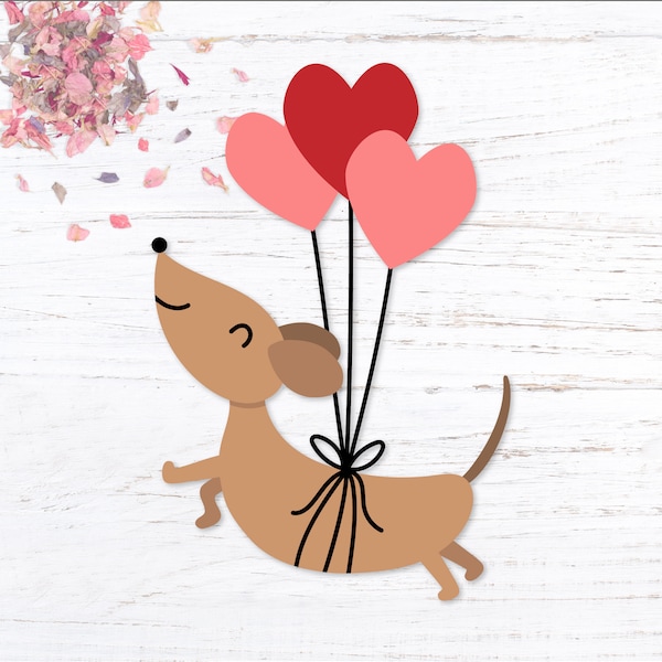 Dachshund Valentines - Etsy