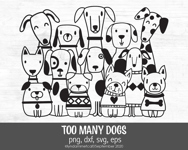 Dogs SVG Puppies Svg Dogs Cutting File Dogs Clipart | Etsy