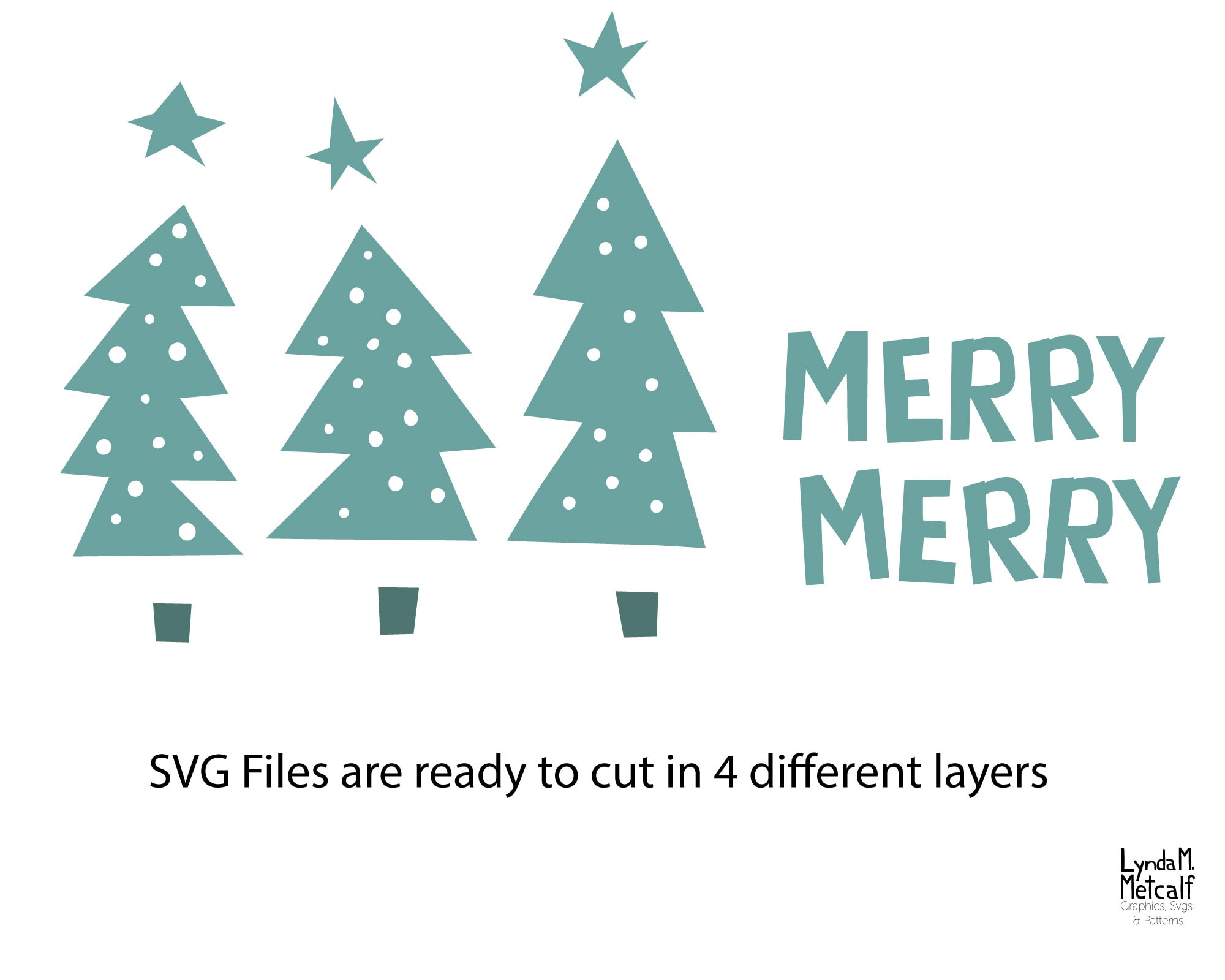 Christmas Tree SVG Holiday Trees Svg Merry Christmas Tree | Etsy