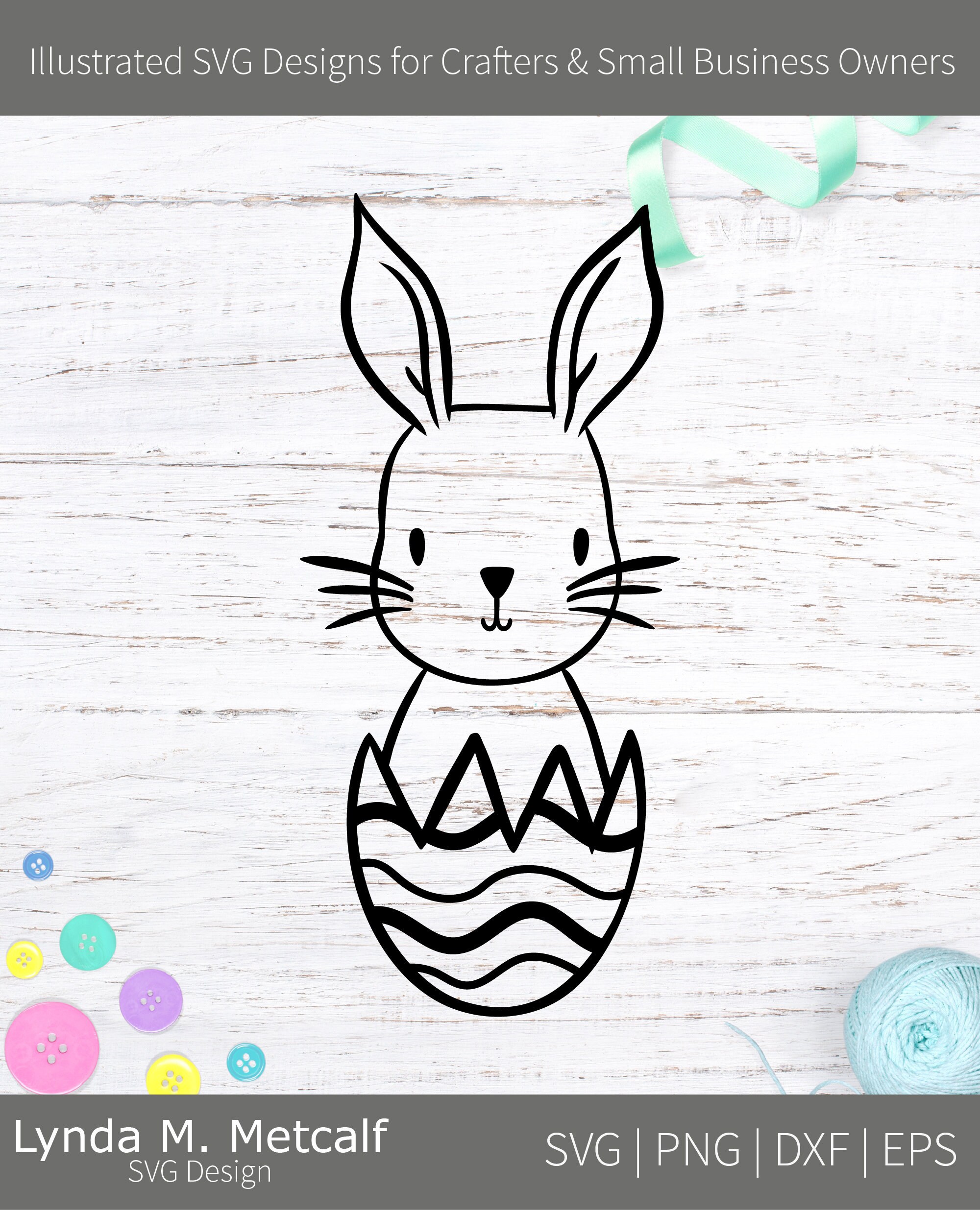 Easter Bunny Svg Rabbit Svg Easter Svg Cut File for Kids | Etsy