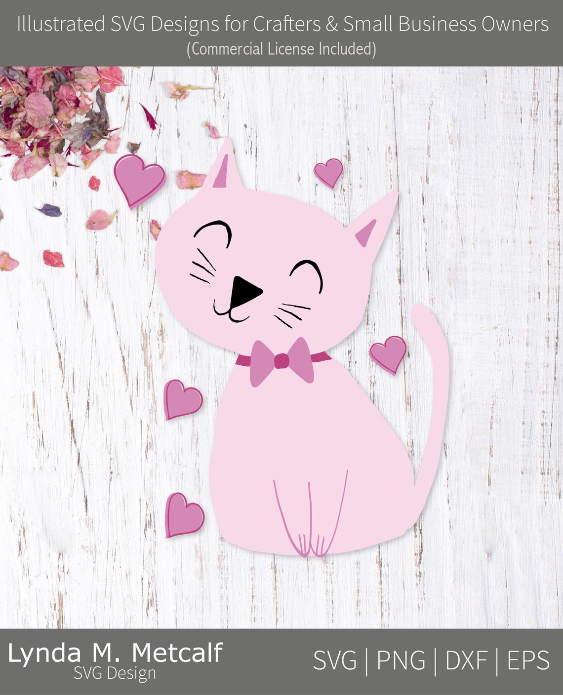 Cat Valentine SVG Valentine Svg Valentine Svg for Kids Cat - Etsy