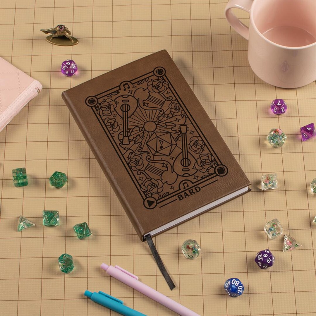 Bard Simple Leatherette Sketch Book, Tabletop Gaming Notebook, Tabletop ...