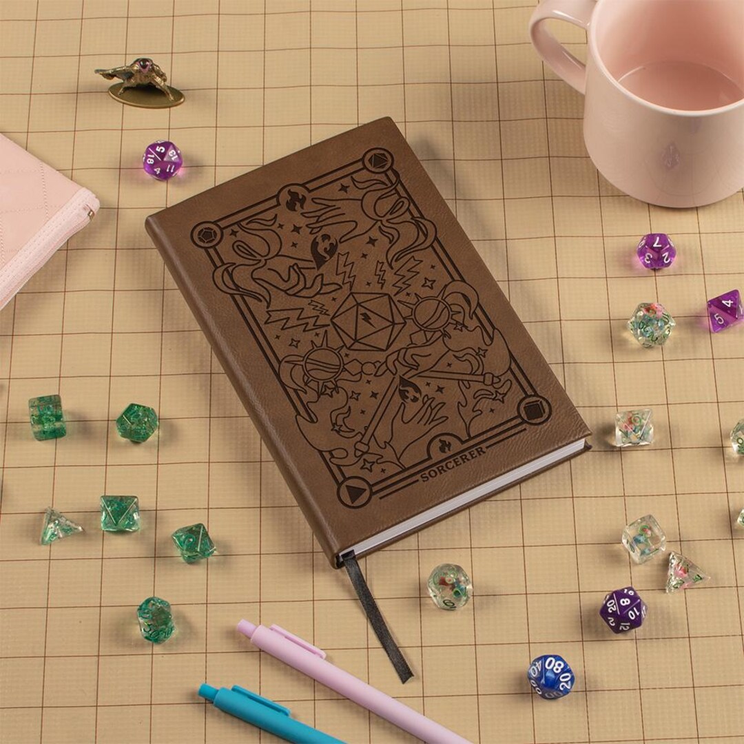 Sorcerer Simple Leatherette Sketch Book, Tabletop Gaming Notebook ...