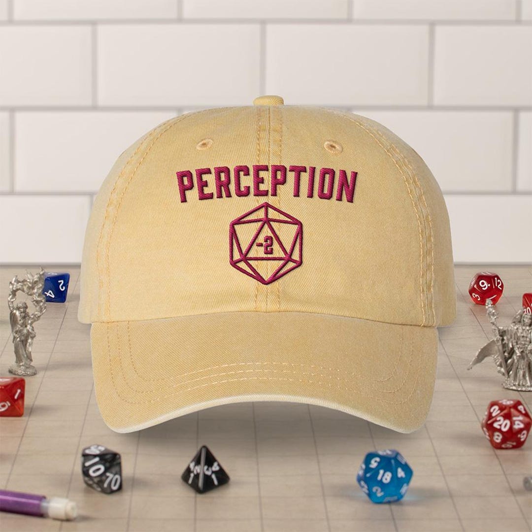 Minus Two Perception Embroidered Pigment Dyed Hat, Tabletop Gamer ...