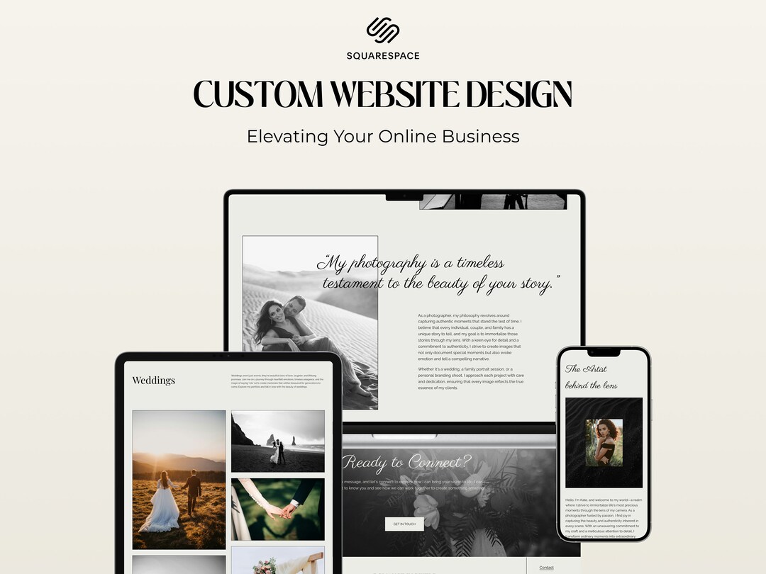 Custom Squarespace Website Design | Personalized Solutions for Your ...