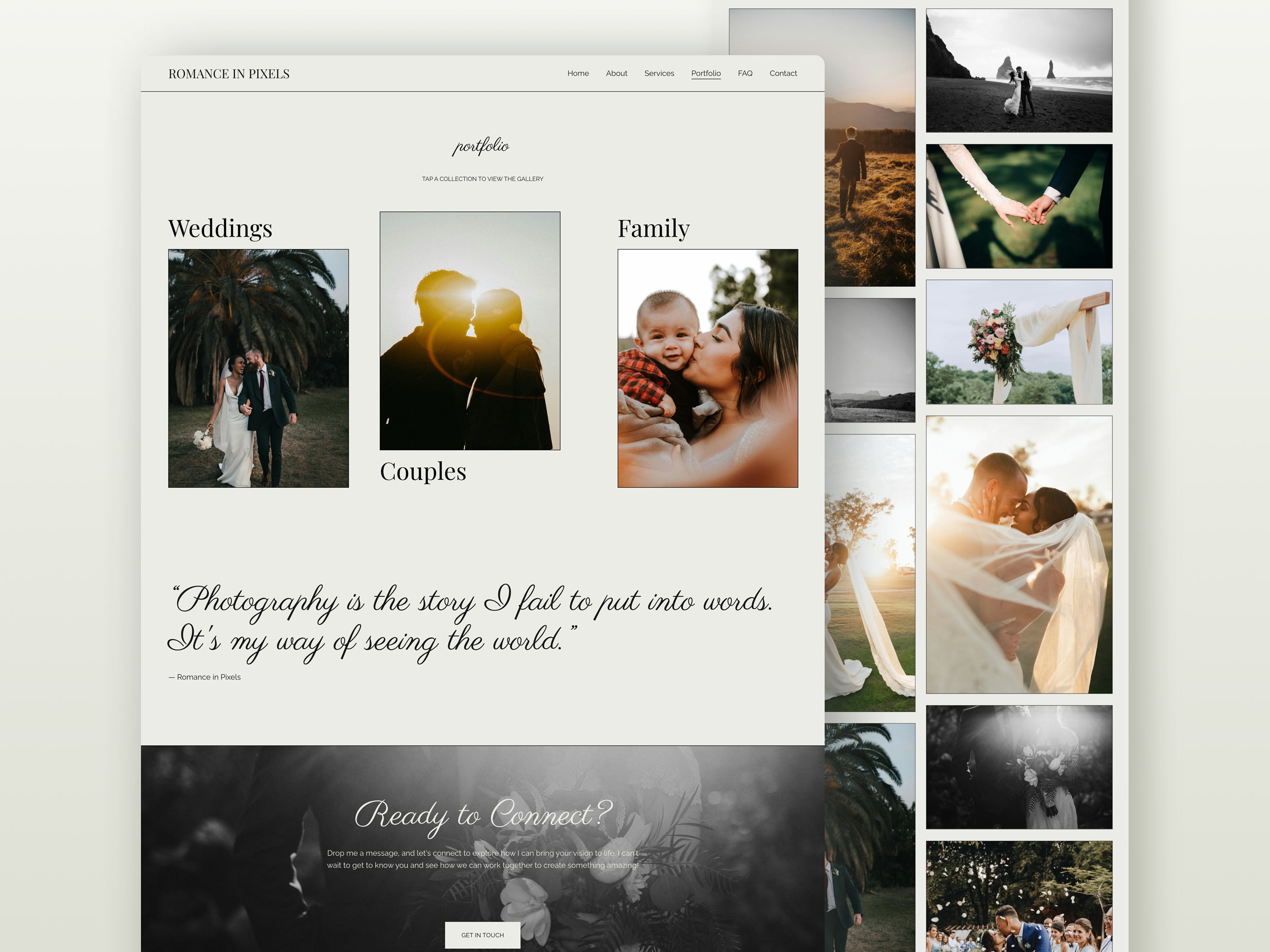 Squarespace Photography Website Template 7.1 | Showcase Your Talent ...