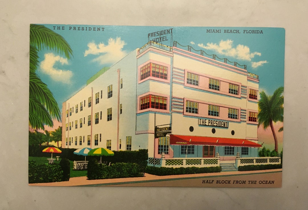 Postcard From Miami Beach, Florida - Etsy