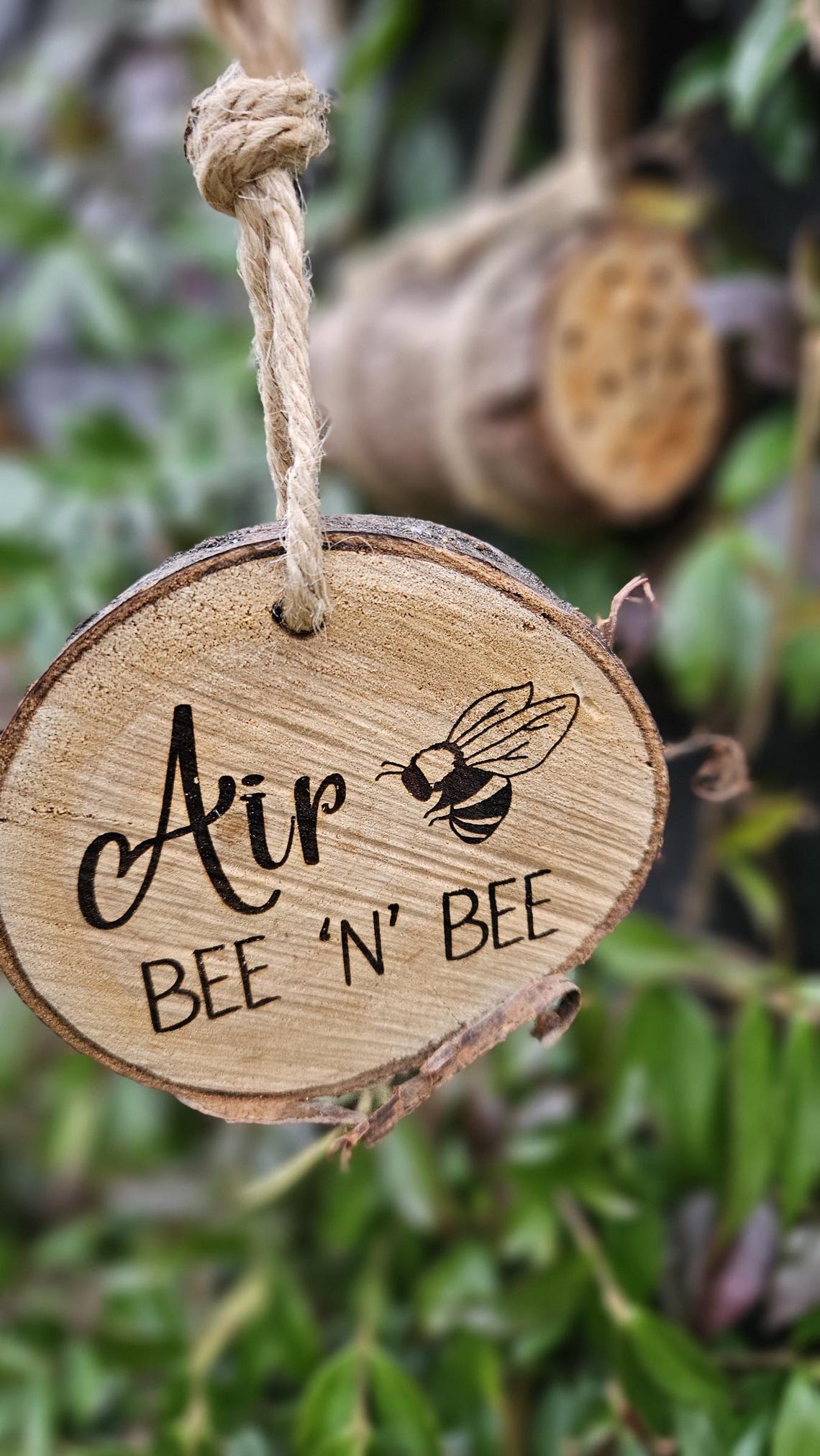 AIR Bnb GIFT BOX | Wooden Garden Sign + Bee Hotel | Gift | Christmas ...