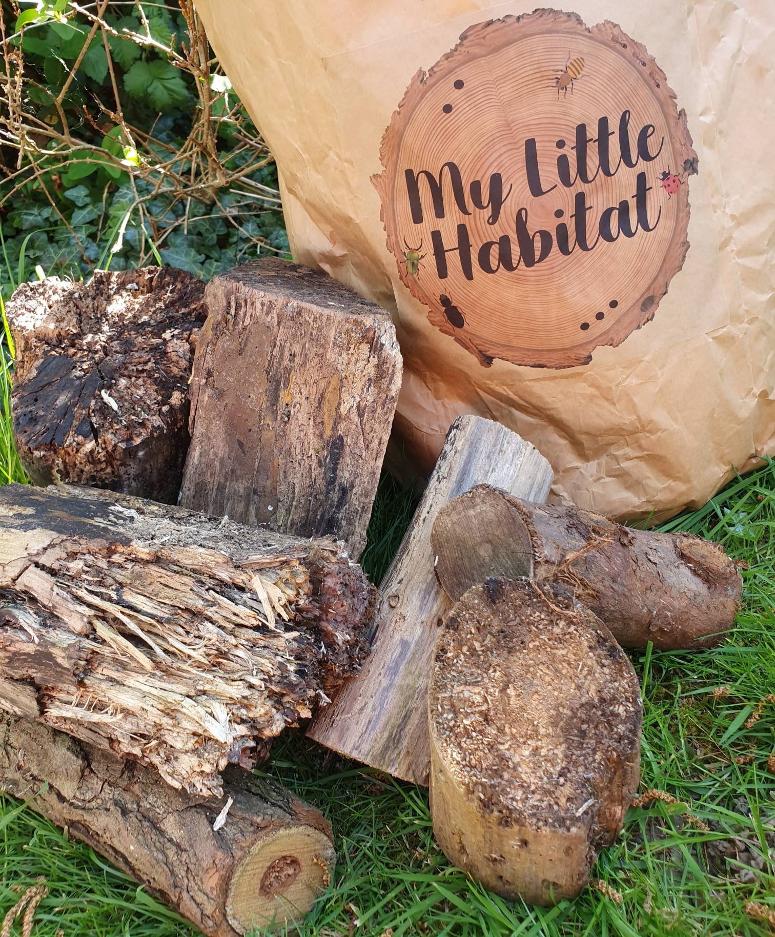 Habitat WOOD & BARK Environment Pack (bark, Wood, Natural, Garden ...