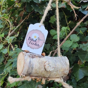 Wild Bird Restaurant Gift Set (natural | Wildlife Garden | Handmade ...