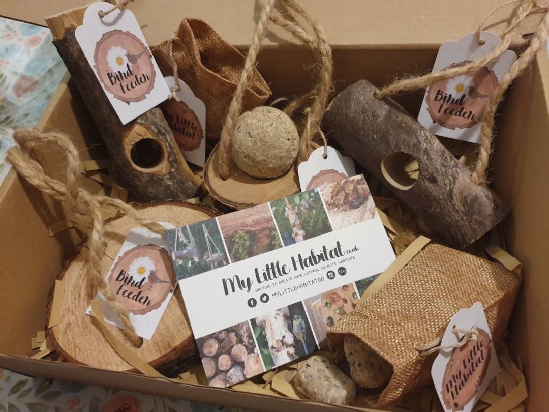 Wild Bird Restaurant Gift Set (natural | Wildlife Garden | Handmade ...