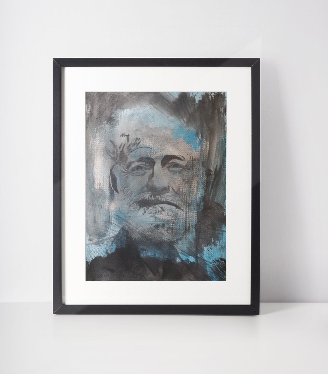 Ernest Hemingway Poster Print - Etsy