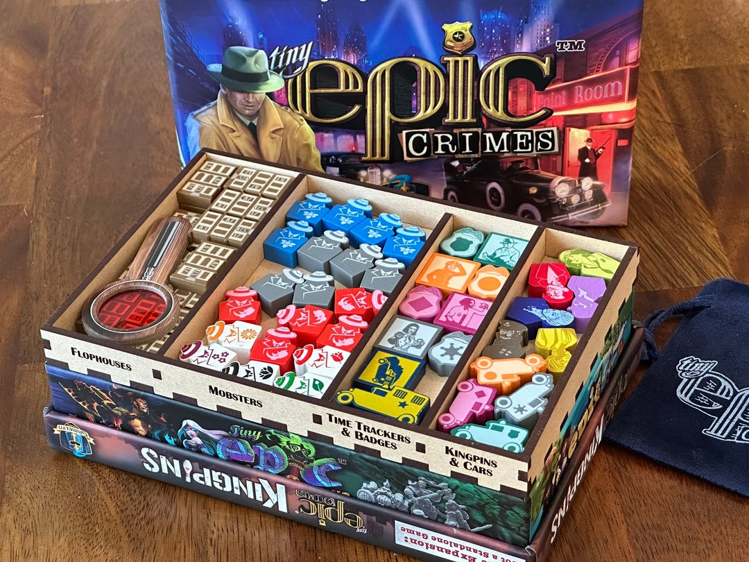 Game Box Insert for Tiny Epic Crimes - Etsy