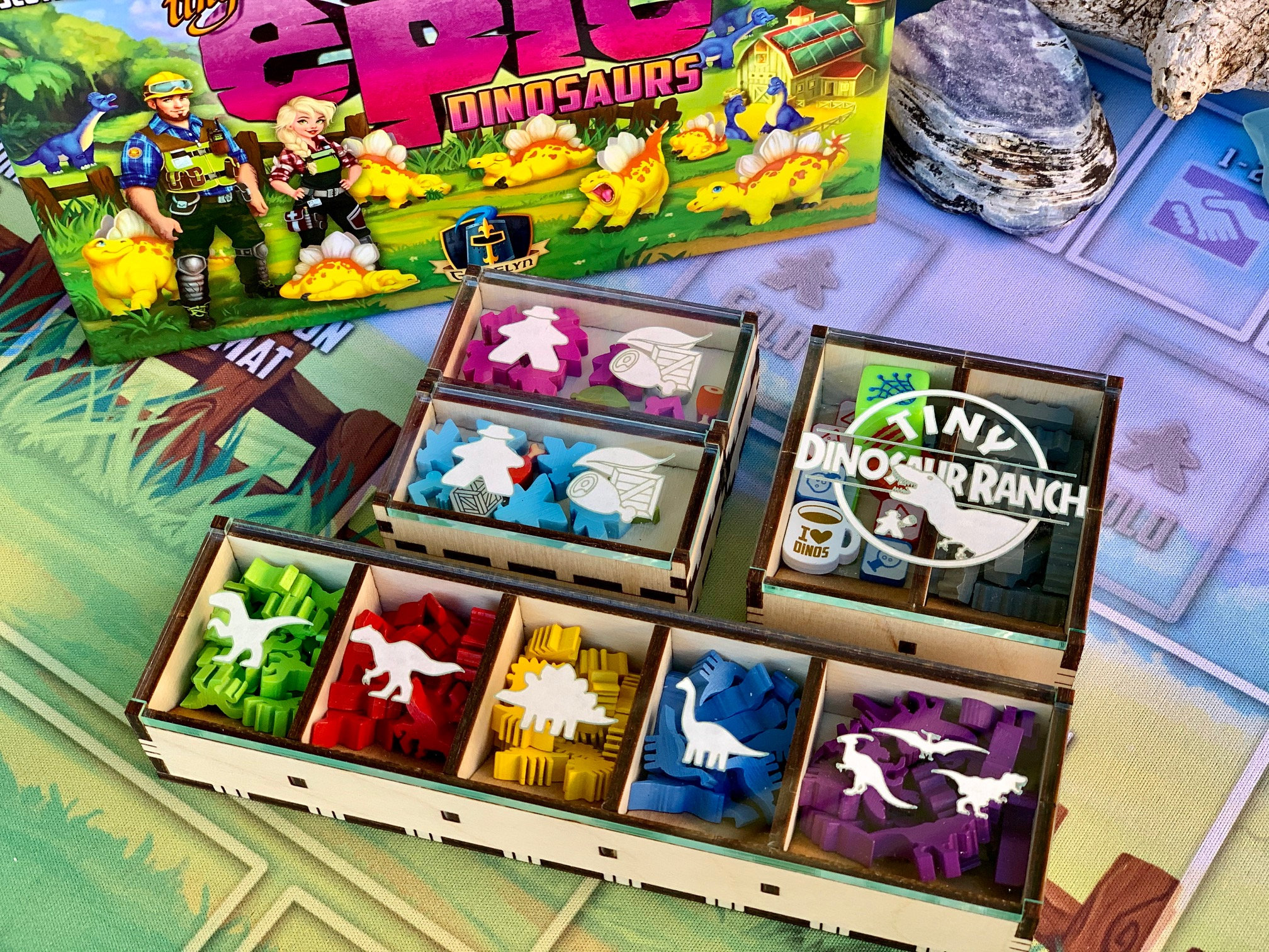 Game Box Insert for Tiny Epic Dinosaurs - Etsy
